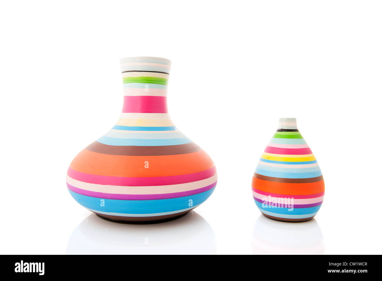 Striped pottery vase hi-res stock photography and images - Alamy