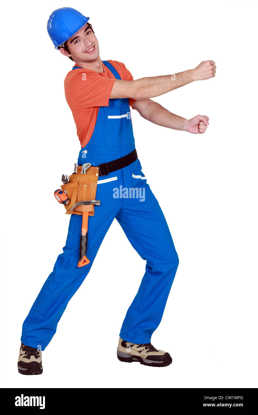 Young apprentice dancing Stock Photo - Alamy