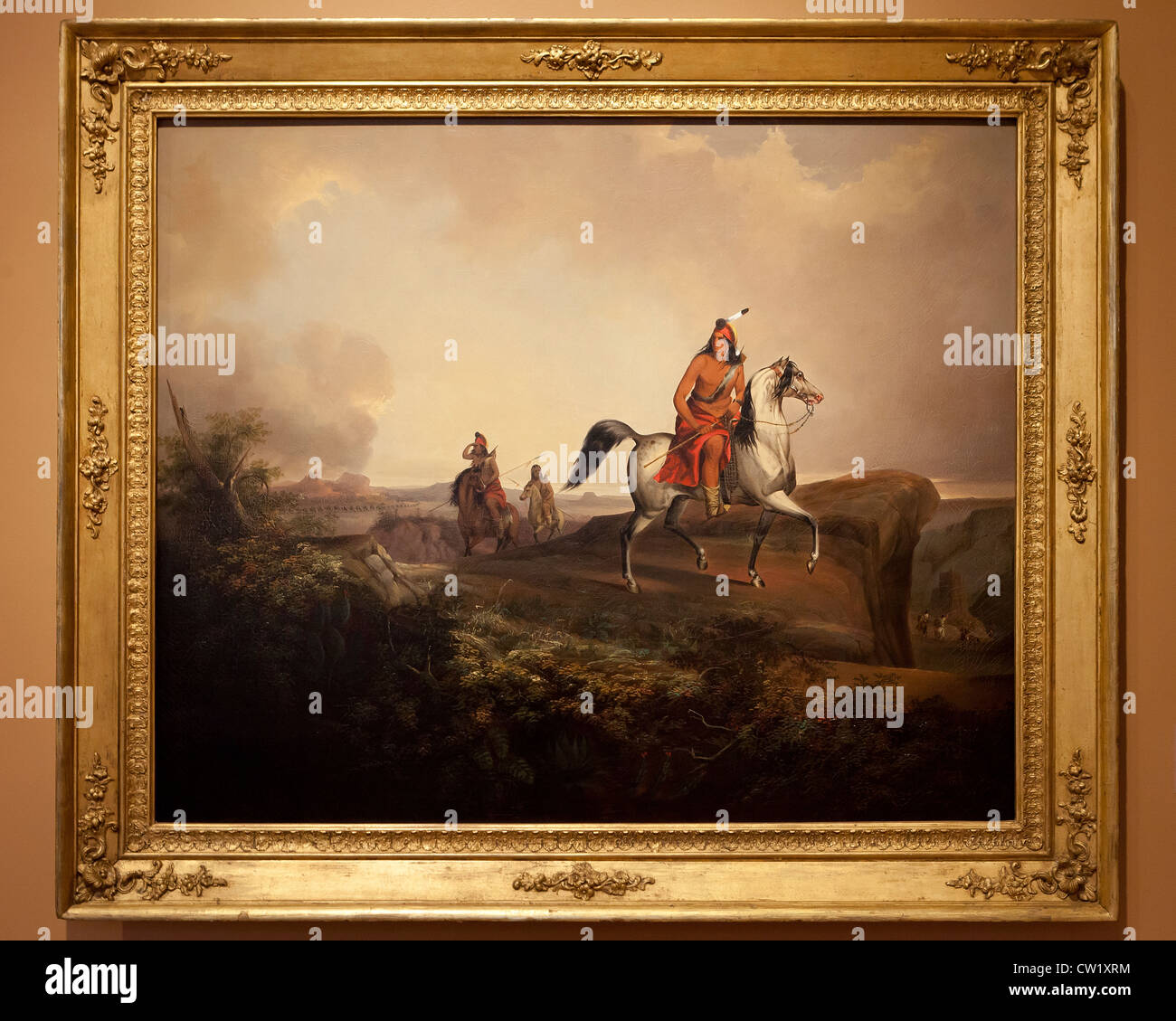 Native American Warrior Indian High Resolution Stock Photography and ...