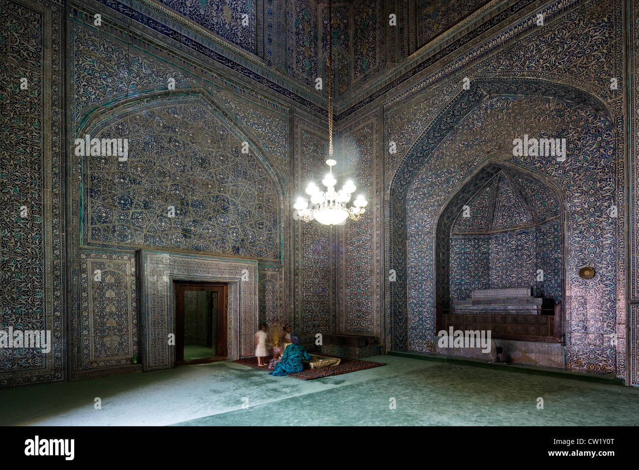 Pahlavan mahmud mausoleum khiva uzbekistan hi-res stock photography and ...