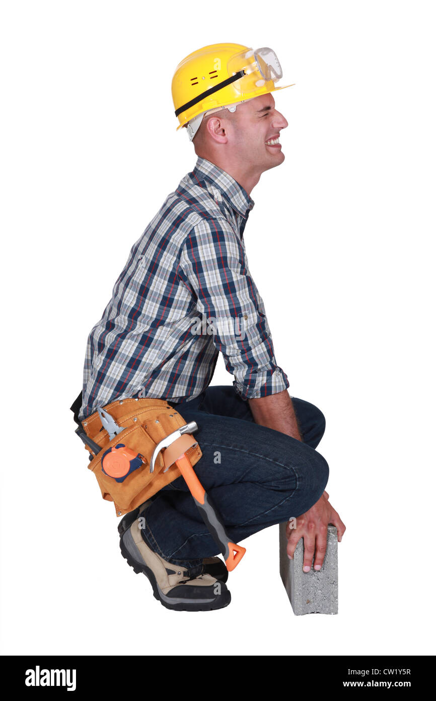 Physically hard working man hi-res stock photography and images - Alamy