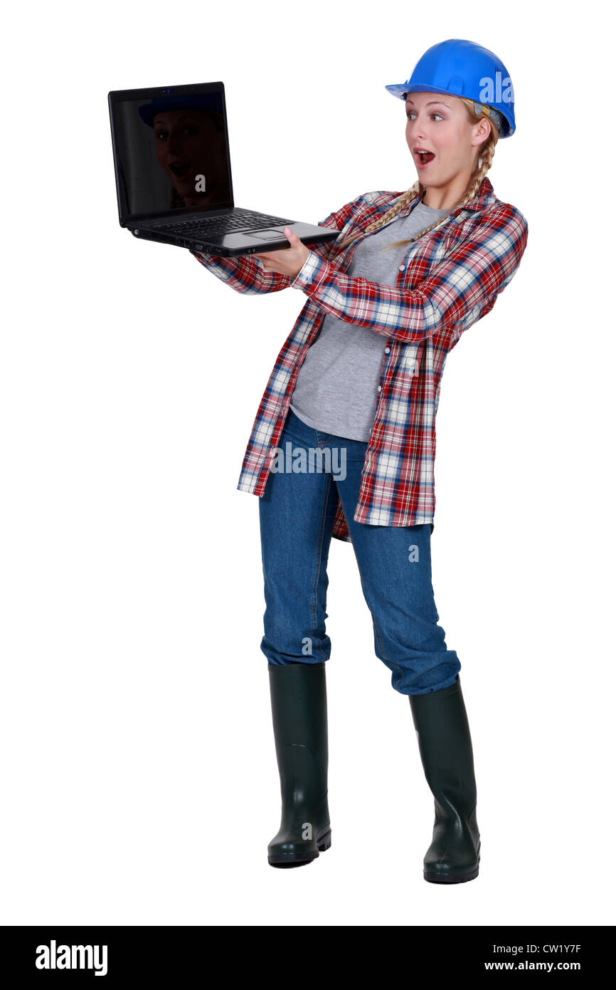 Wow female Cut Out Stock Images & Pictures - Alamy