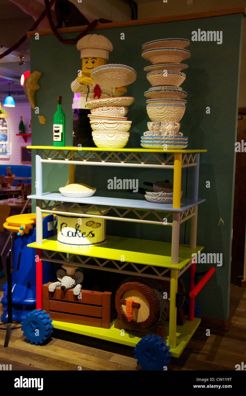 Bricks restaurant at Legoland hotel, Windsor, England Stock Photo - Alamy