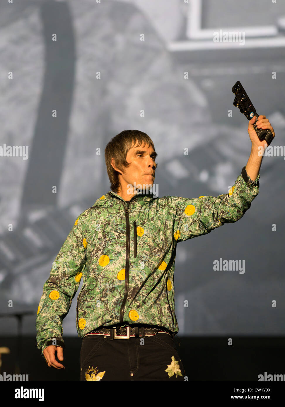 Ian Brown lead singer of The Stone Roses Stock Photo - Alamy Ian Brown lead singer of The Stone Roses Stock Photo - Alamy