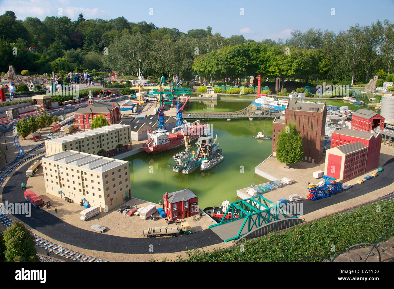 Giant Lego model at Legoland, Windsor, England Stock Photo - Alamy