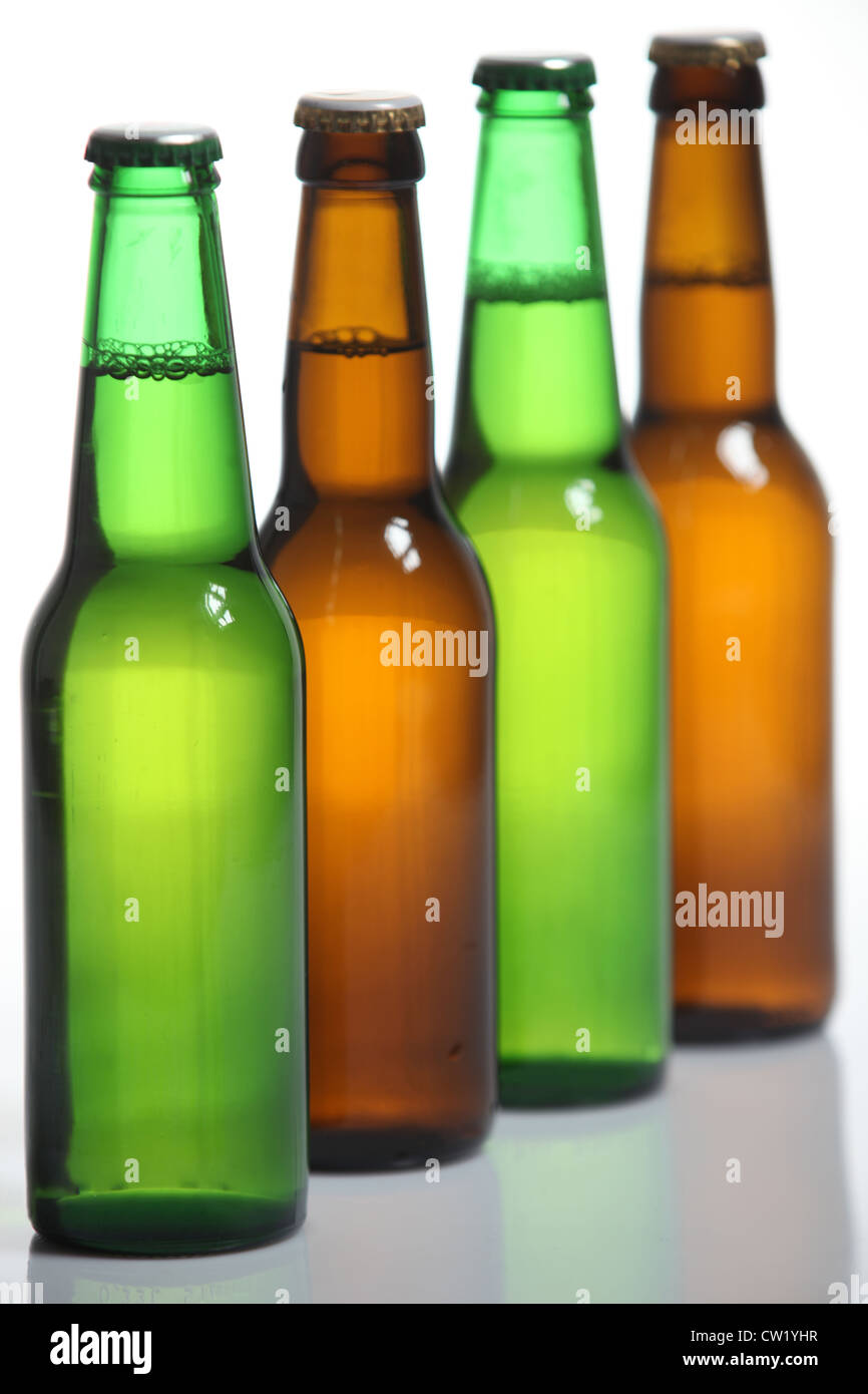 Bottles of beer Stock Photo - Alamy