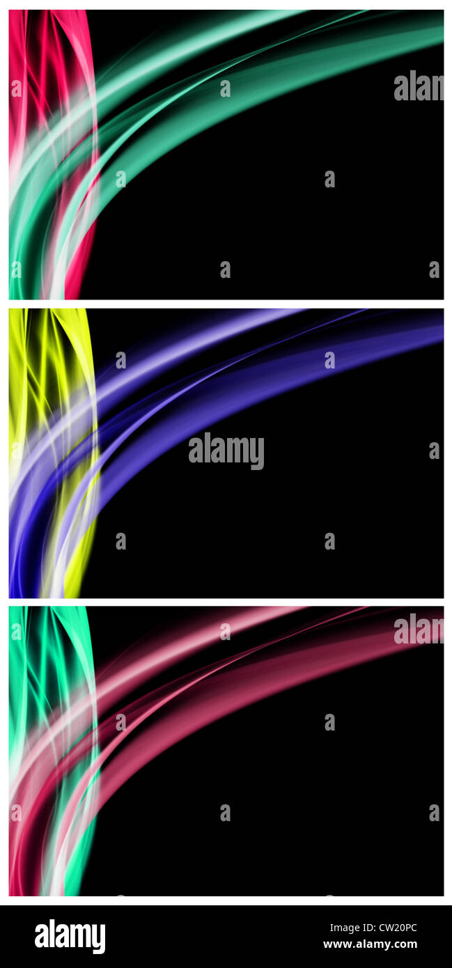 Wonderful set of abstract elegant background design Stock Photo - Alamy