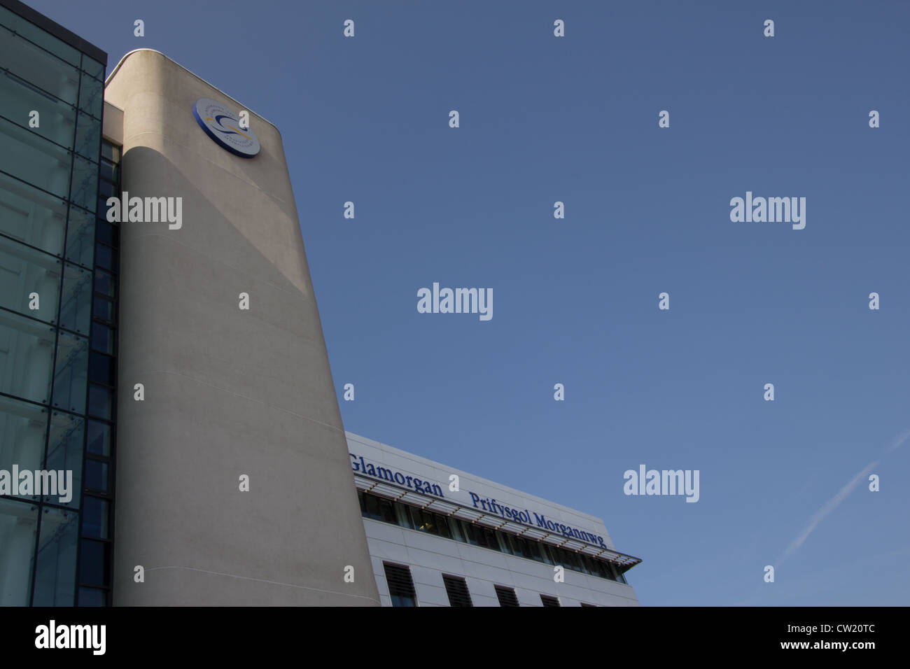 Atrium building, University of Glamorgan Stock Photo - Alamy