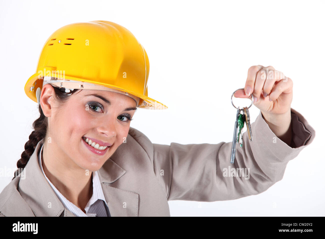 Female architect keys hi-res stock photography and images - Alamy