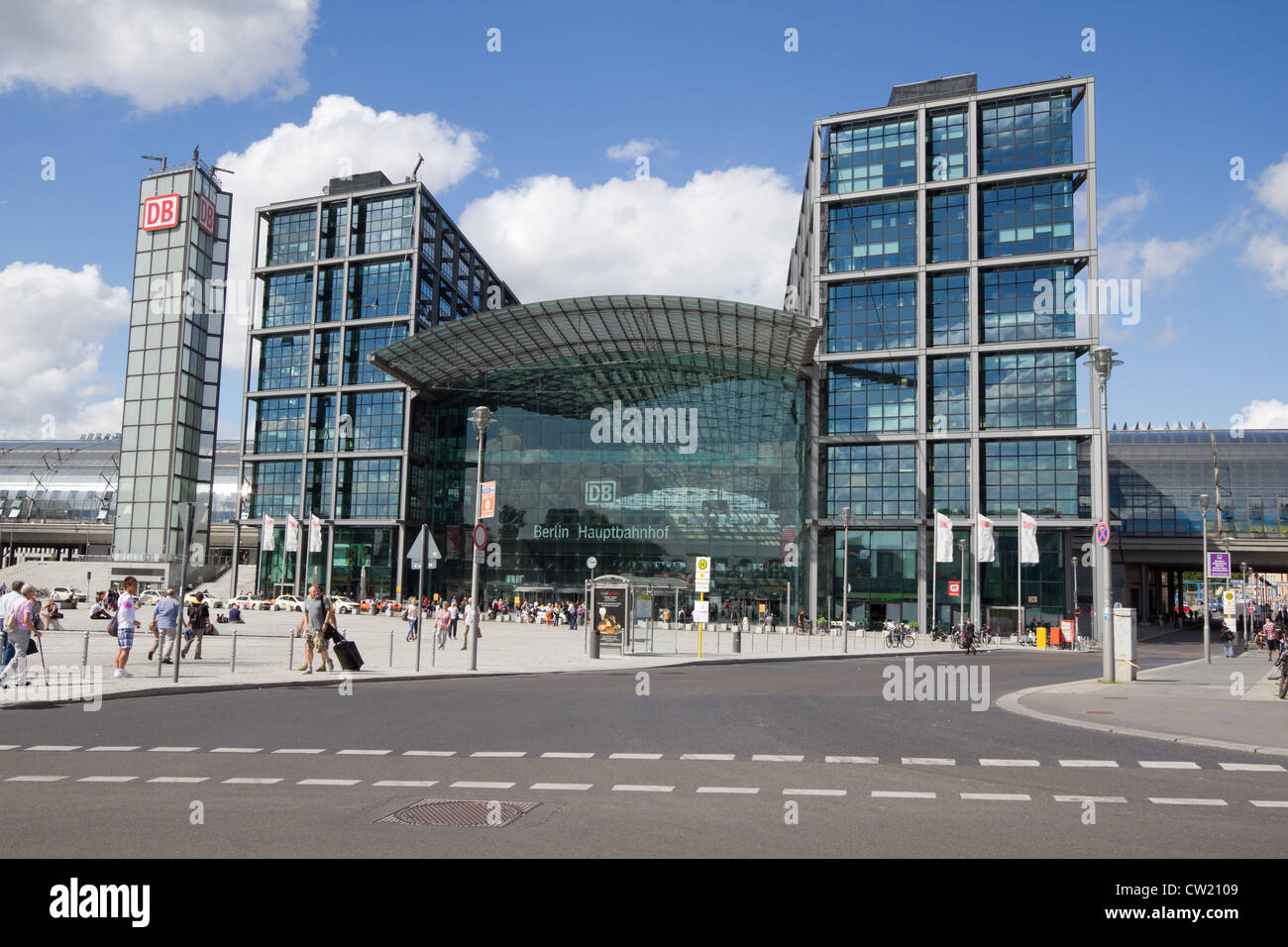 BERLIN, AUGUST 6: Central train station in Berlin, Germany on August 6 ...