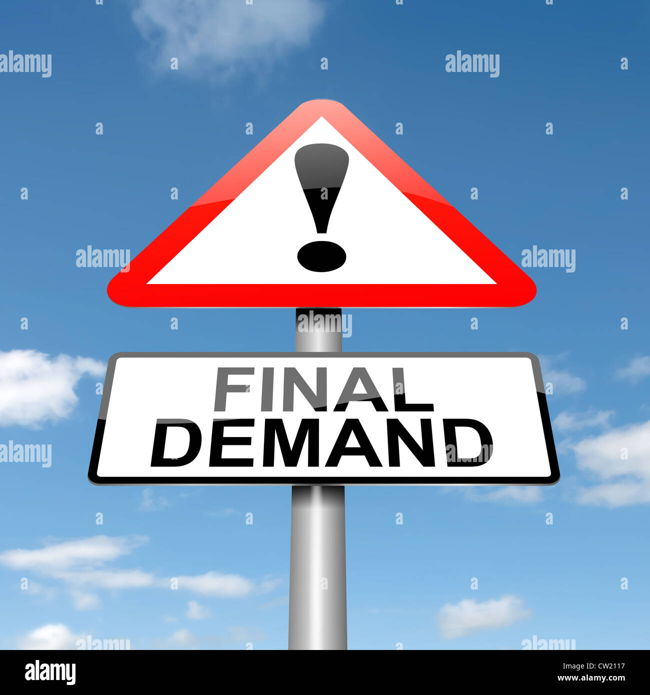 Final demand concept Stock Photo - Alamy