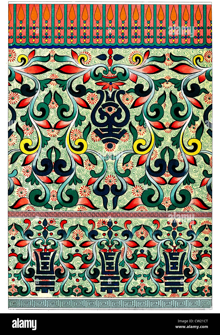 Chinese turquoise ornaments Stock Photo - Alamy