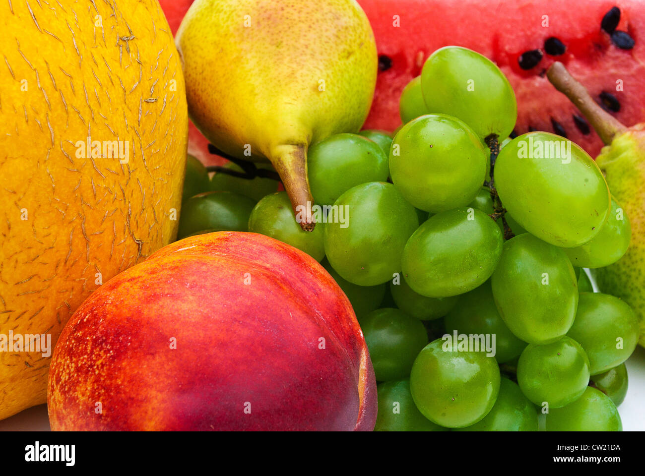 The group of fruits, closeup view Stock Photo - Alamy