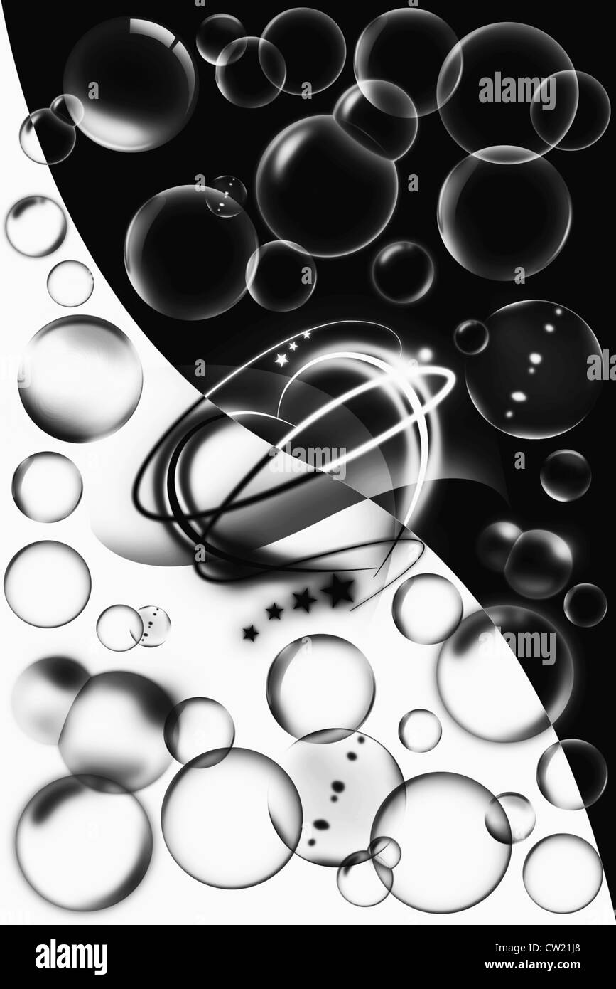 Abstract illustrated retro style background Stock Photo - Alamy