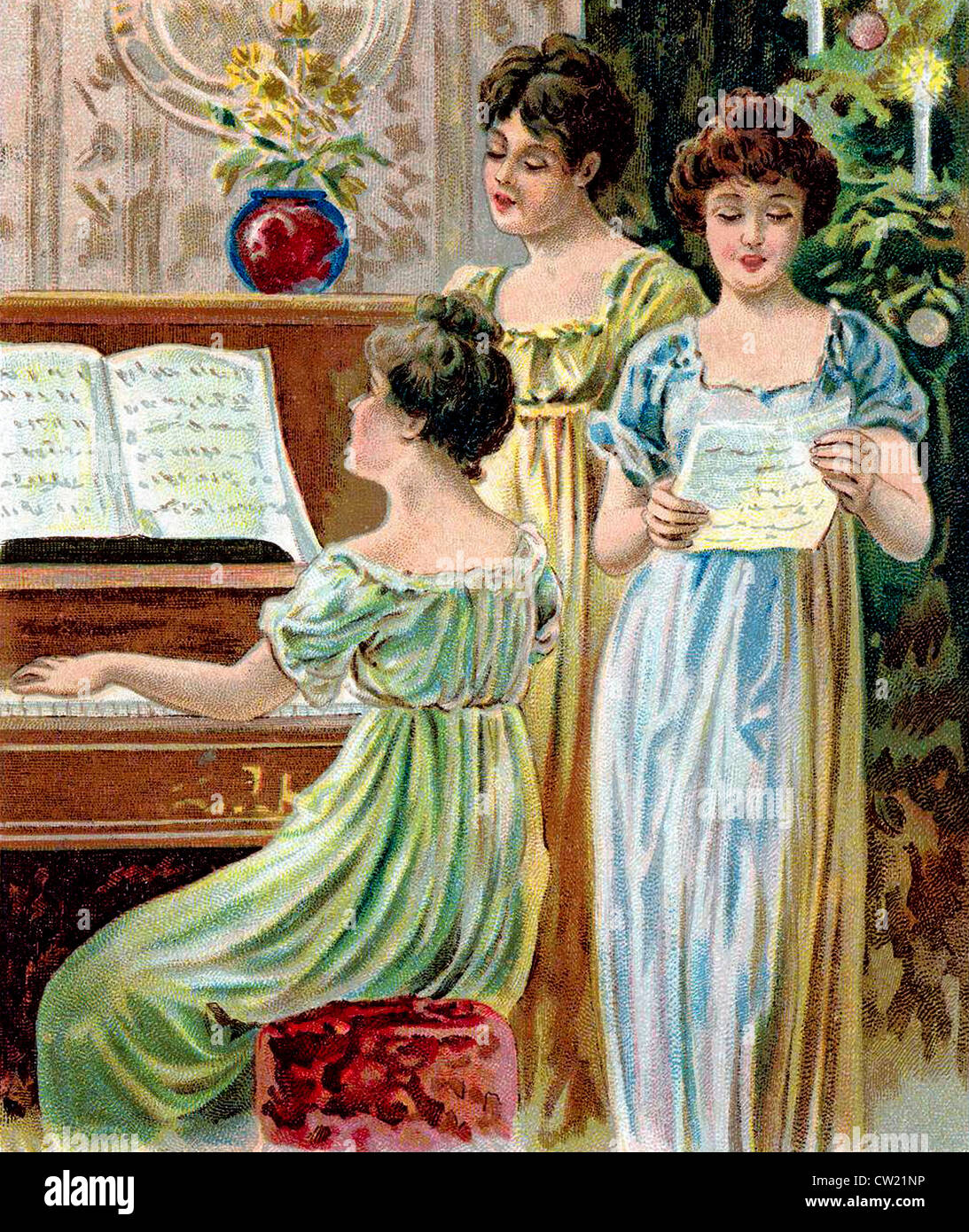 Old women singing hi-res stock photography and images - Alamy