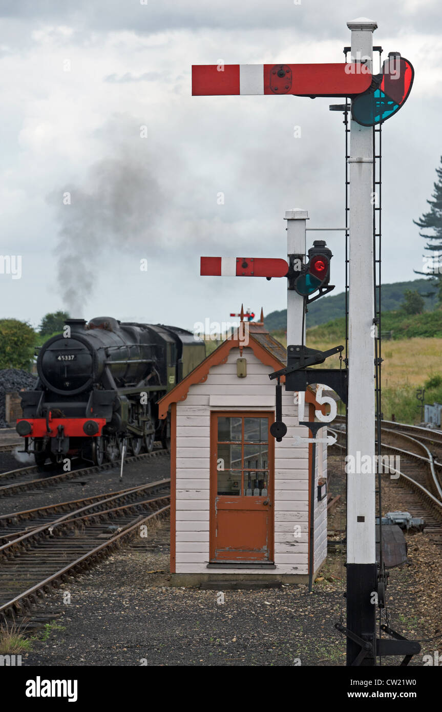 Old train signals hi-res stock photography and images - Alamy
