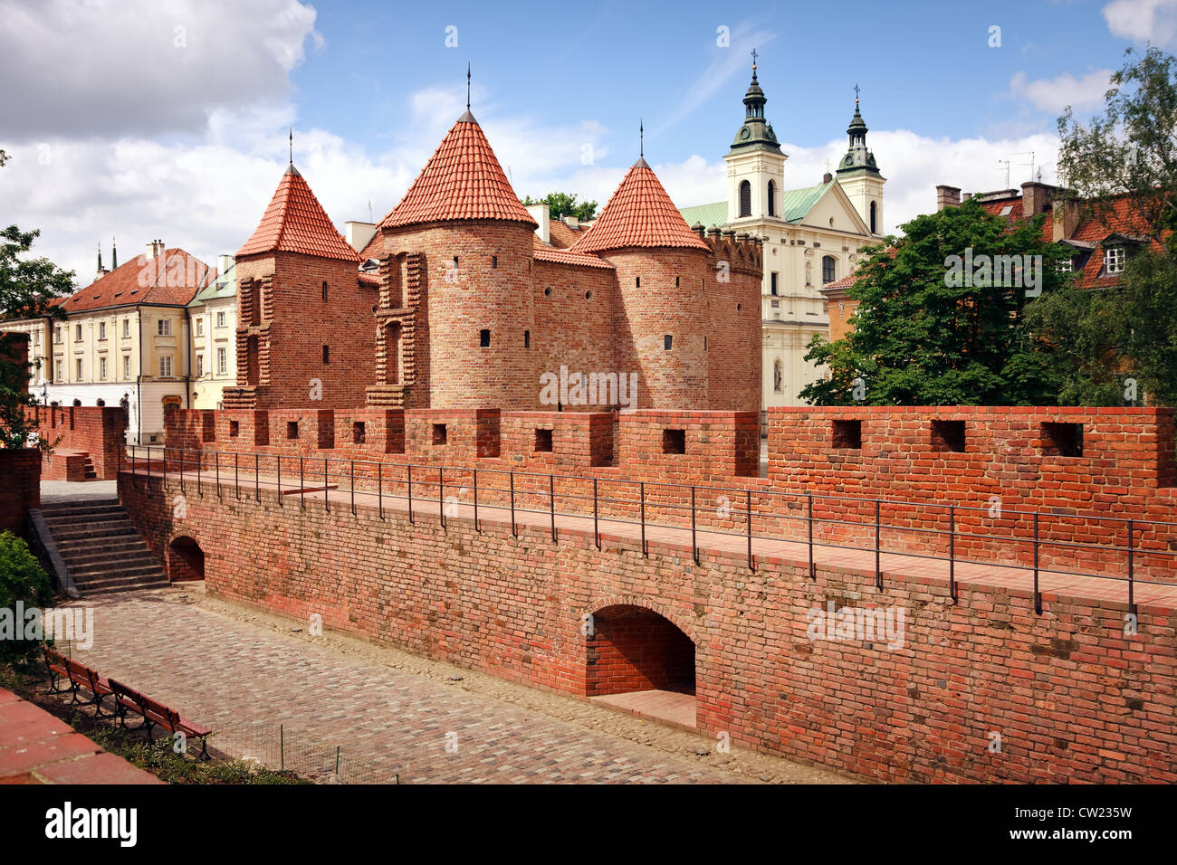 Warsaw - : BARBICAN FORTIFICATION Stock Photo - Alamy