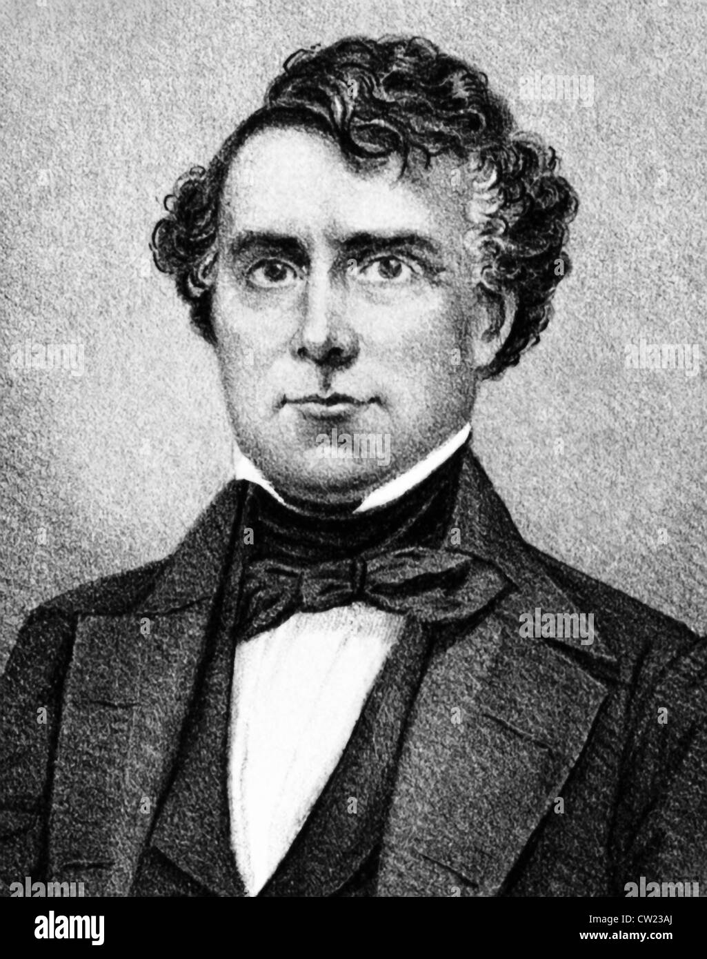 Vintage Portrait Of Franklin Pierce High Resolution Stock Photography ...