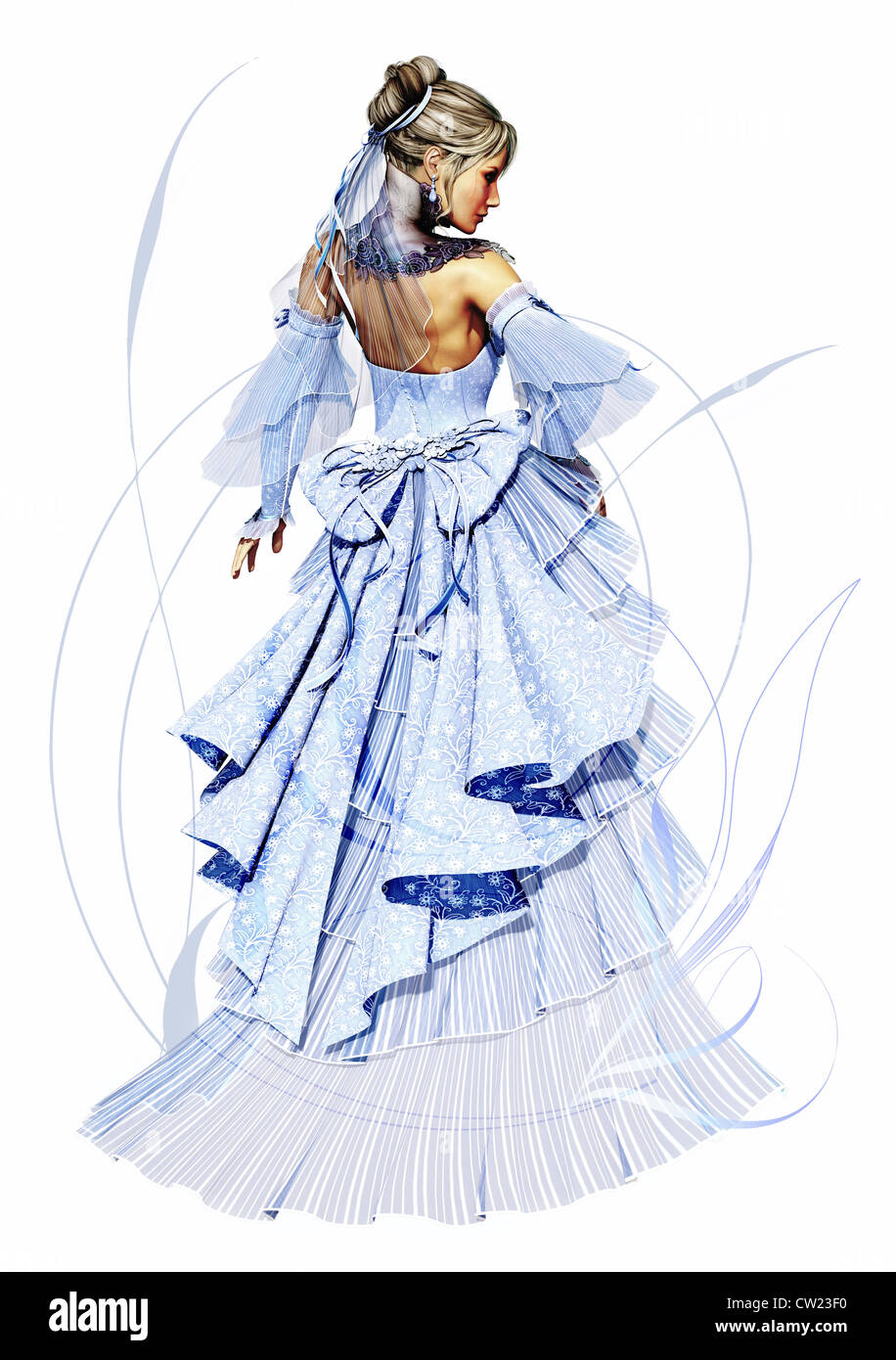 Portrait of a lady Cut Out Stock Images & Pictures - Alamy