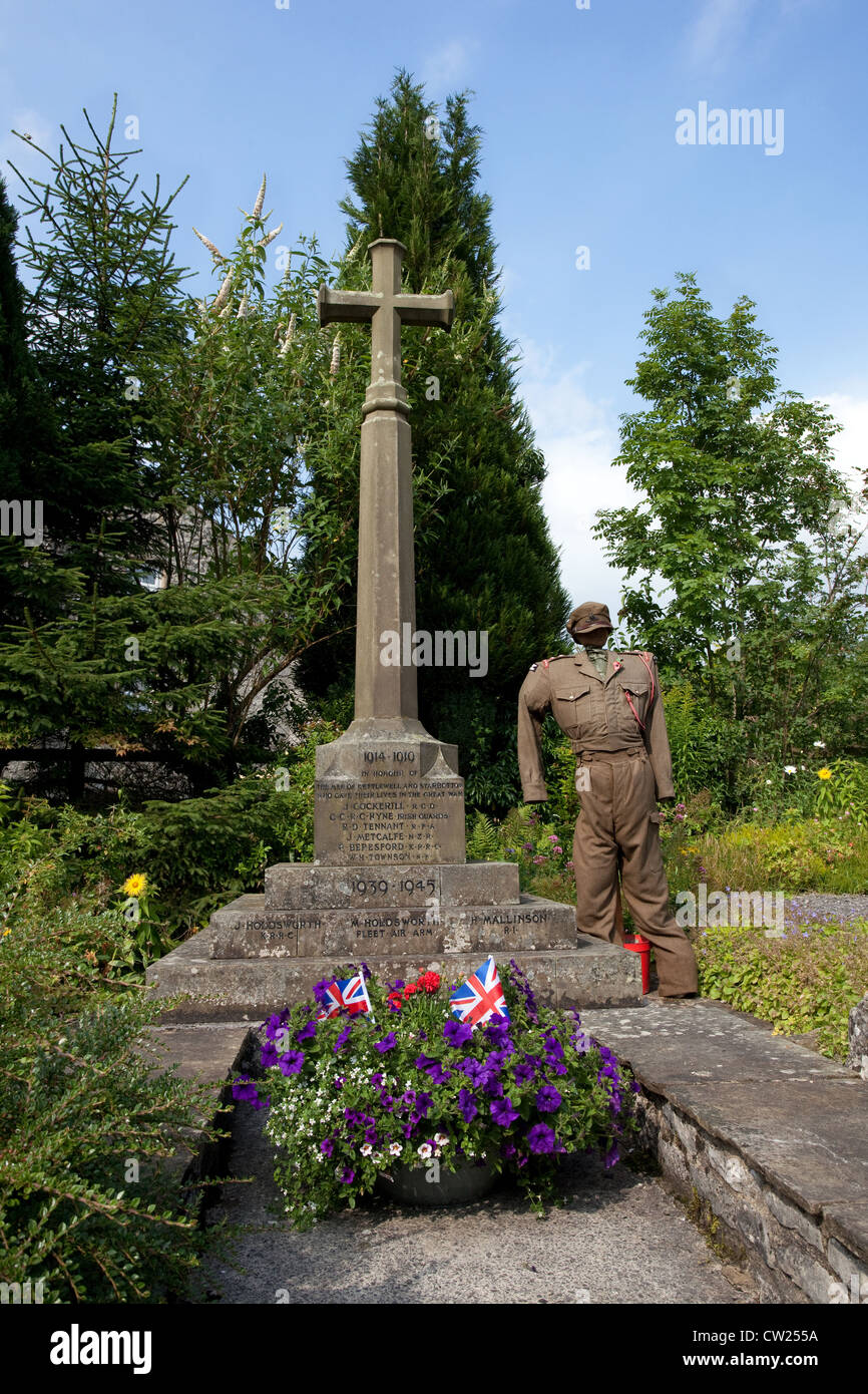 Army Soldier at the 2012 Kettlewell annual Scarecrow festival, Upper ...