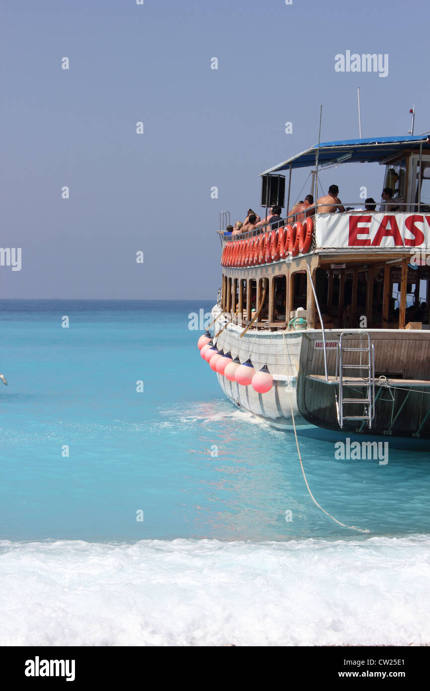 Turkey boat trip Stock Photo - Alamy