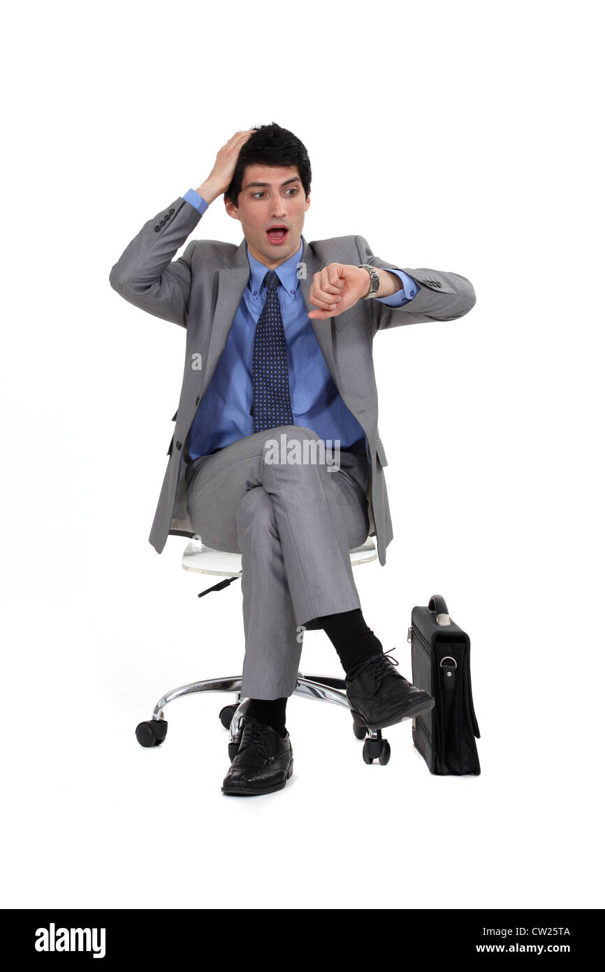 Looking punctuality Cut Out Stock Images & Pictures - Alamy