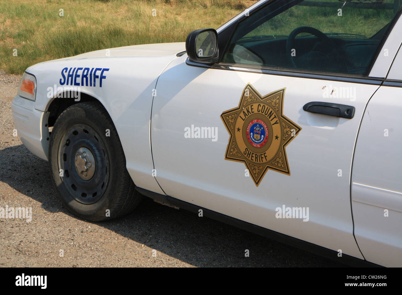 Sheriff's patrol car, lake county, Colorado, USA Stock Photo - Alamy