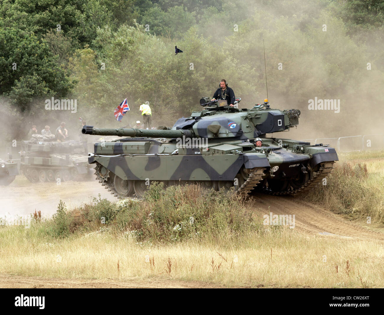 The Chieftain MBT (Main Battle Tank) is a British-made armored vehicle ...