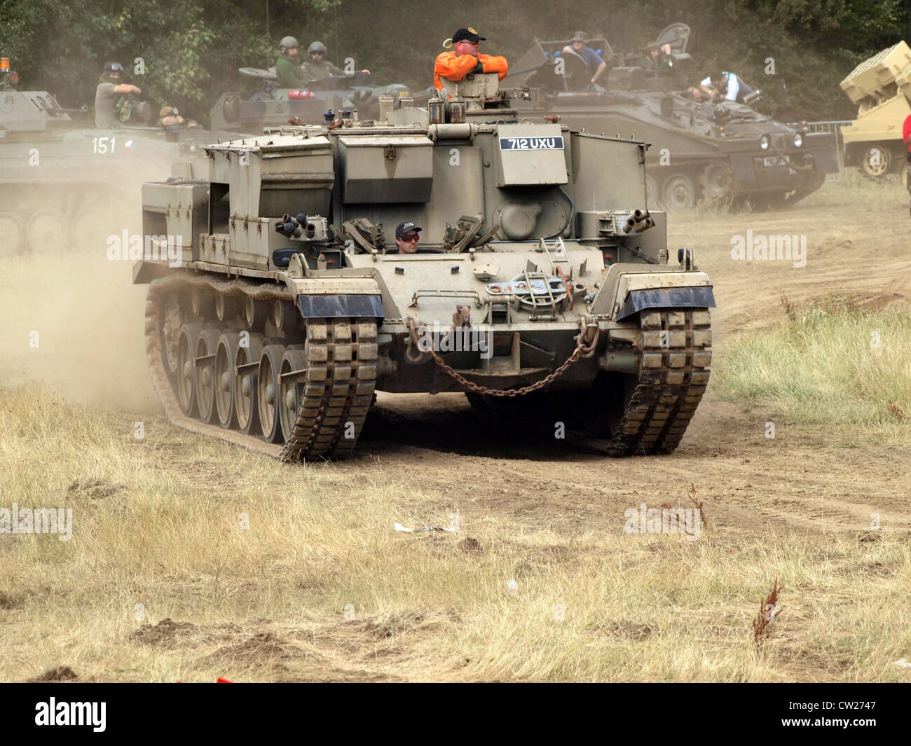 The Centurion Recovery vehicle, used by military forces, is equipped ...