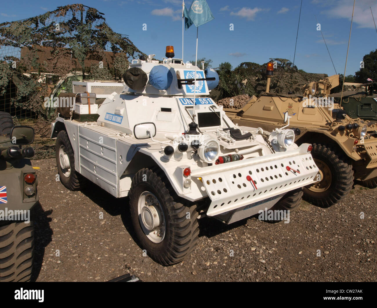 The Daimler Ferret, a light armored reconnaissance vehicle, was used by ...