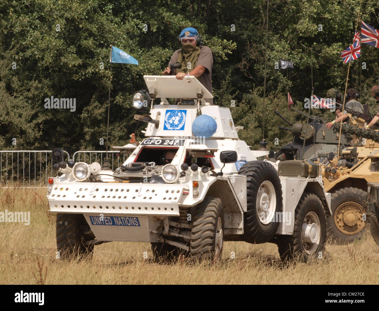 The Daimler Ferret, used by the United Nations, is a British armored ...