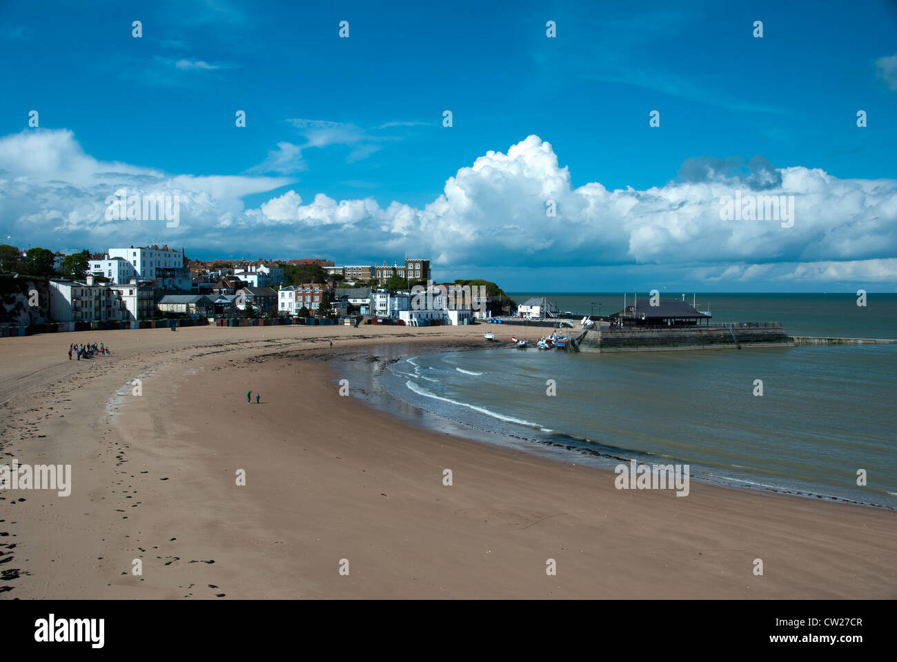 Viking Bay beach Stock Photo - Alamy