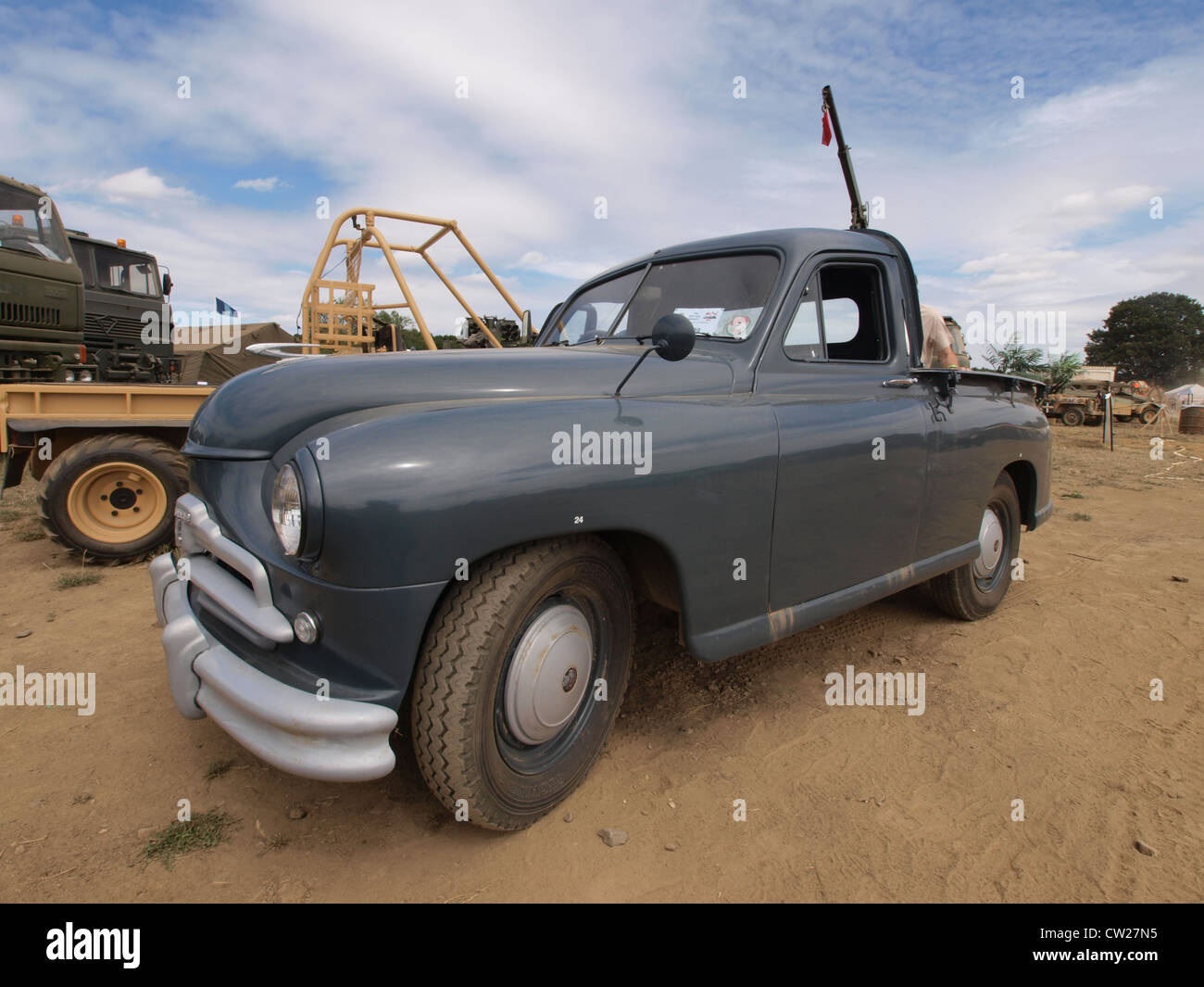 The Standard Vanguard Phase 1A Pick-Up, a military vehicle, was used ...