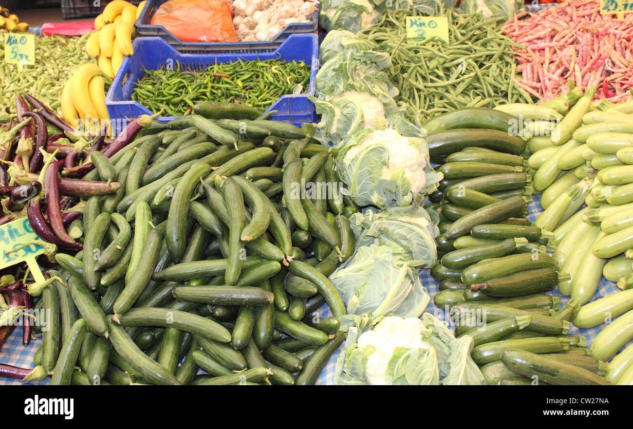 Fresh market produce Stock Photo - Alamy