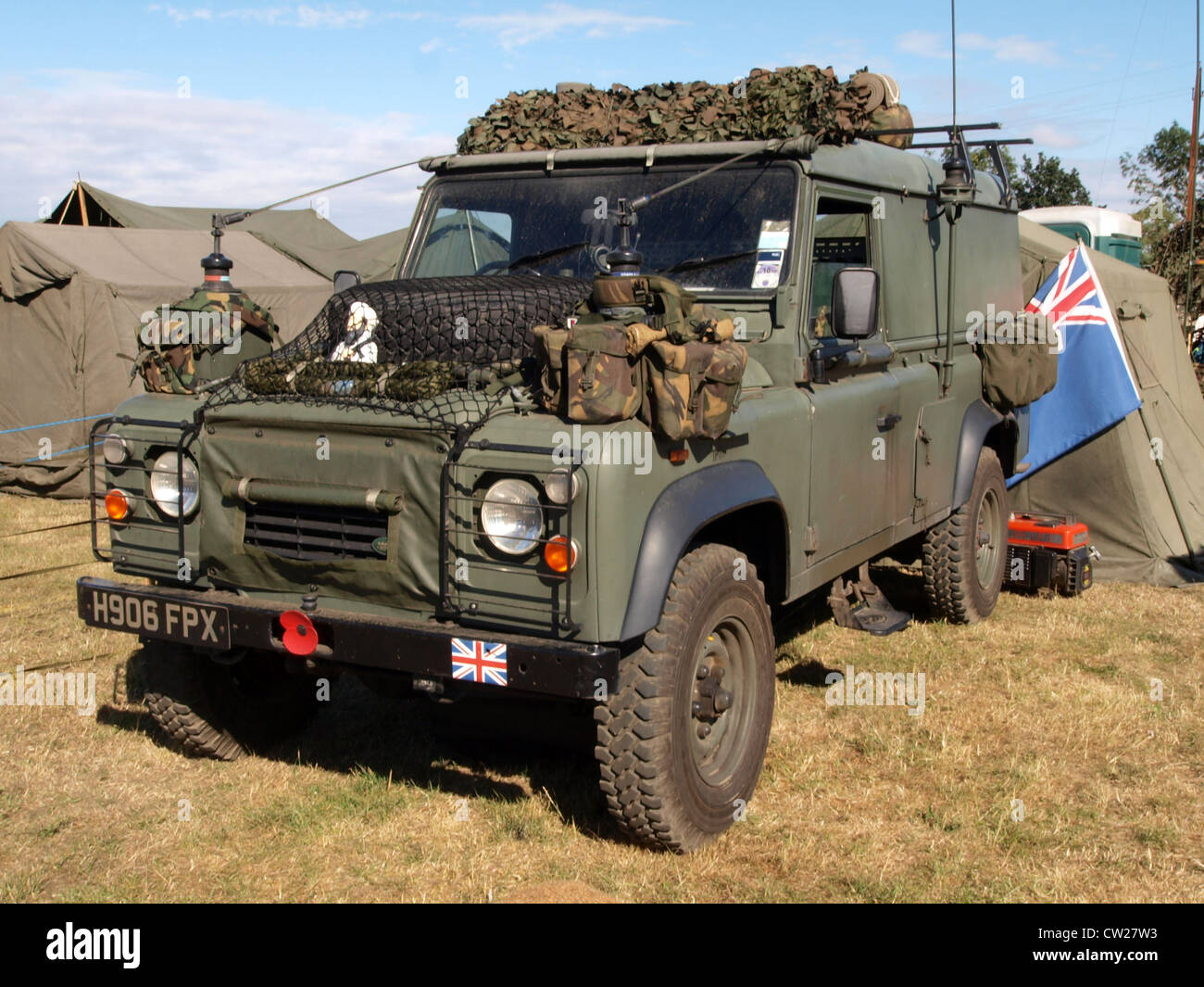 The military version of the Land Rover is a versatile off-road vehicle ...