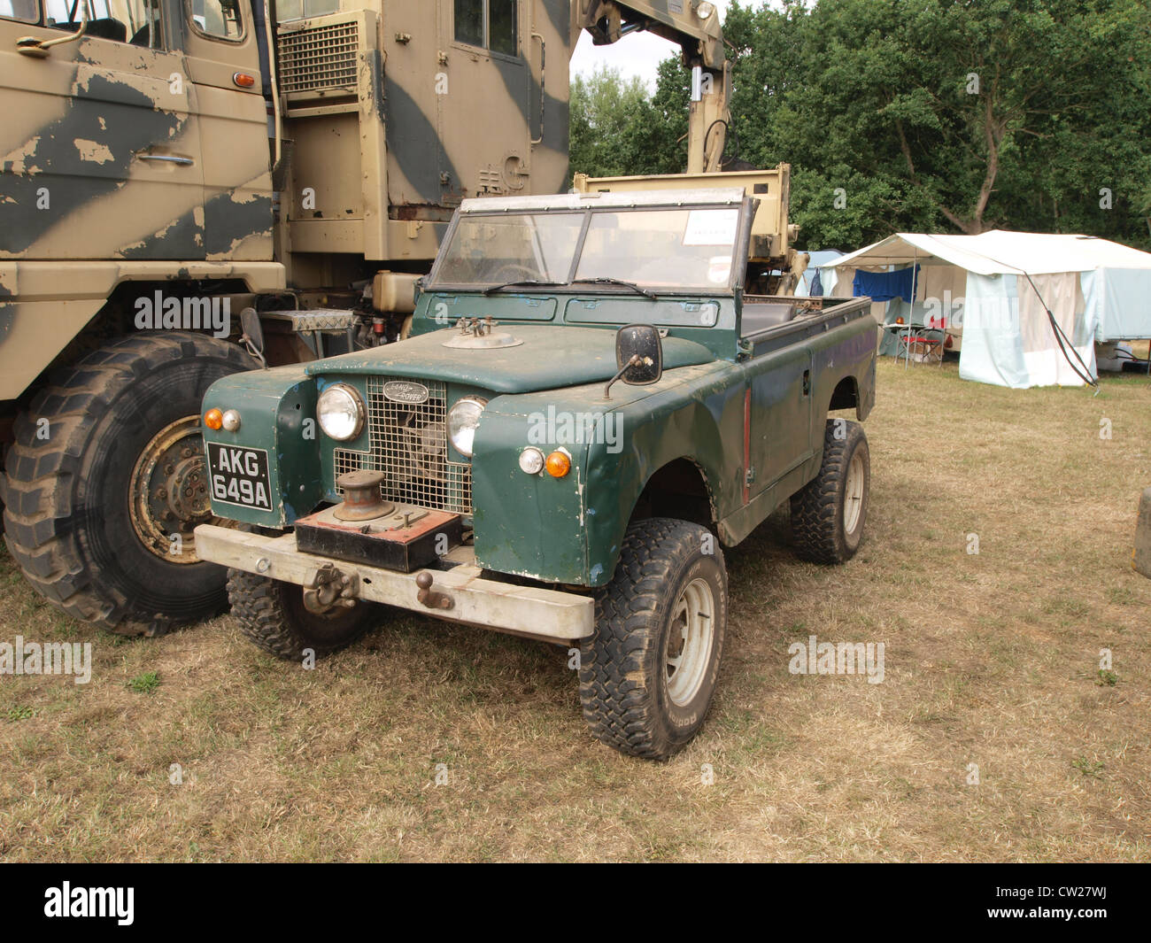The military Land Rover is a versatile all-terrain vehicle used for ...