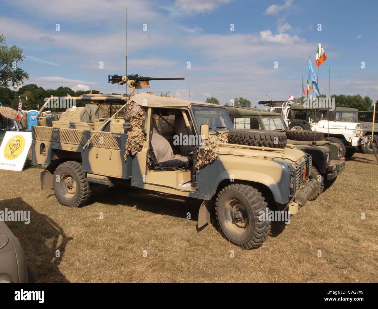 The Land Rover military vehicle is designed for versatile terrain and ...