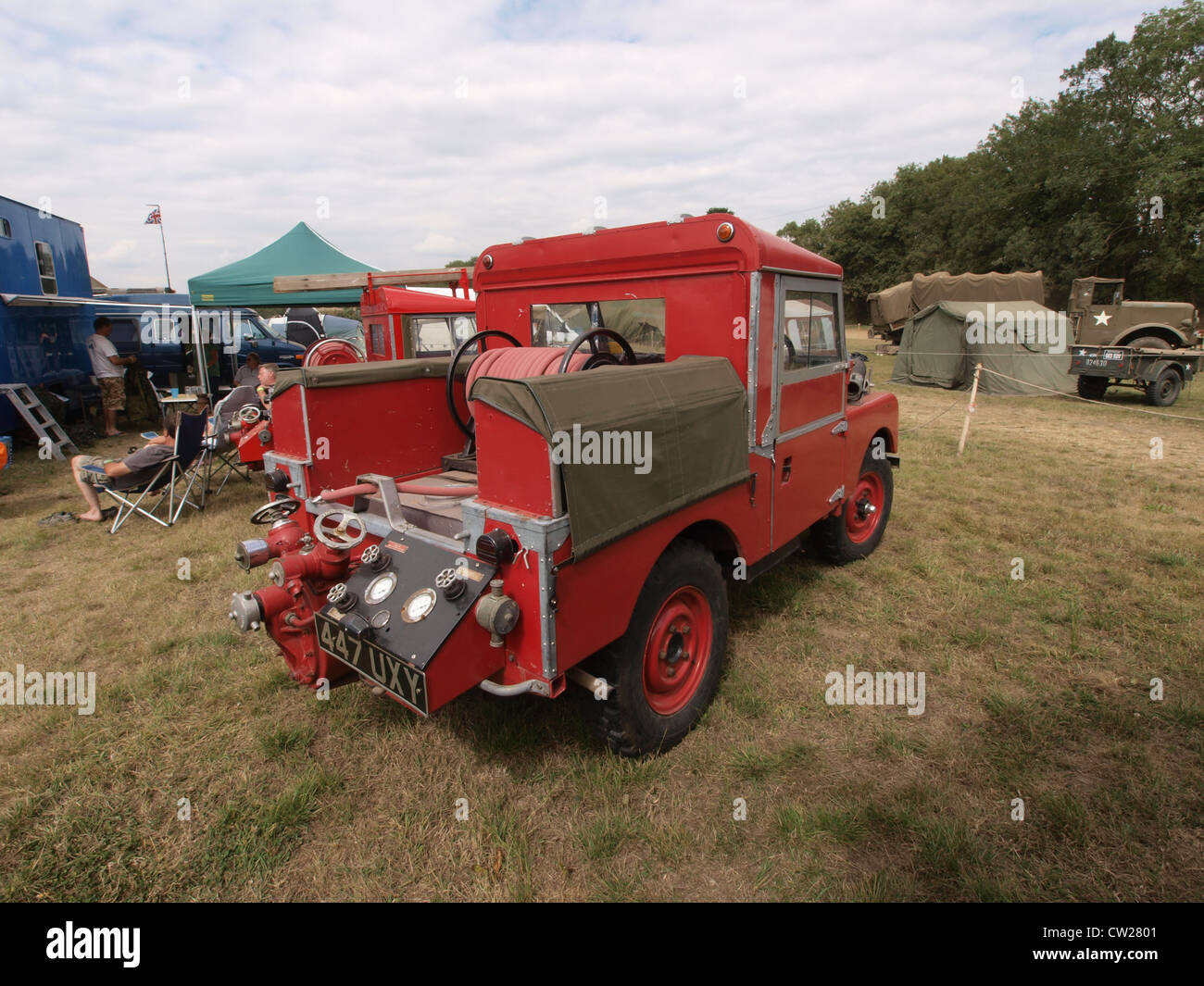 The Land Rover, a versatile military vehicle, is widely used for ...