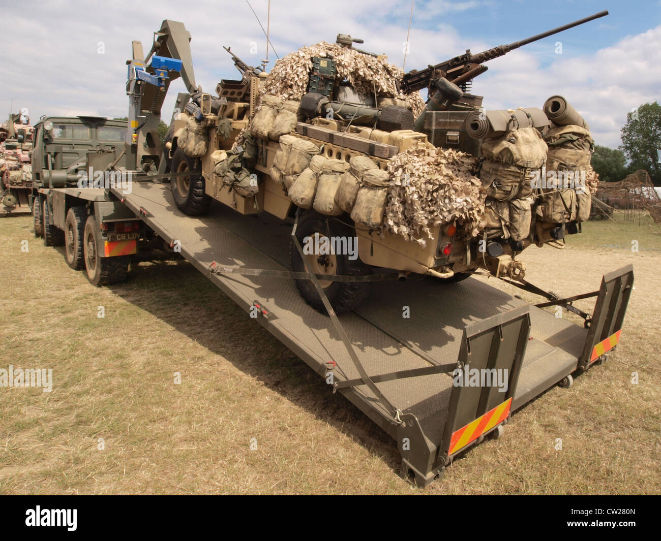 The Land Rover military vehicle is a versatile, all-terrain transport ...