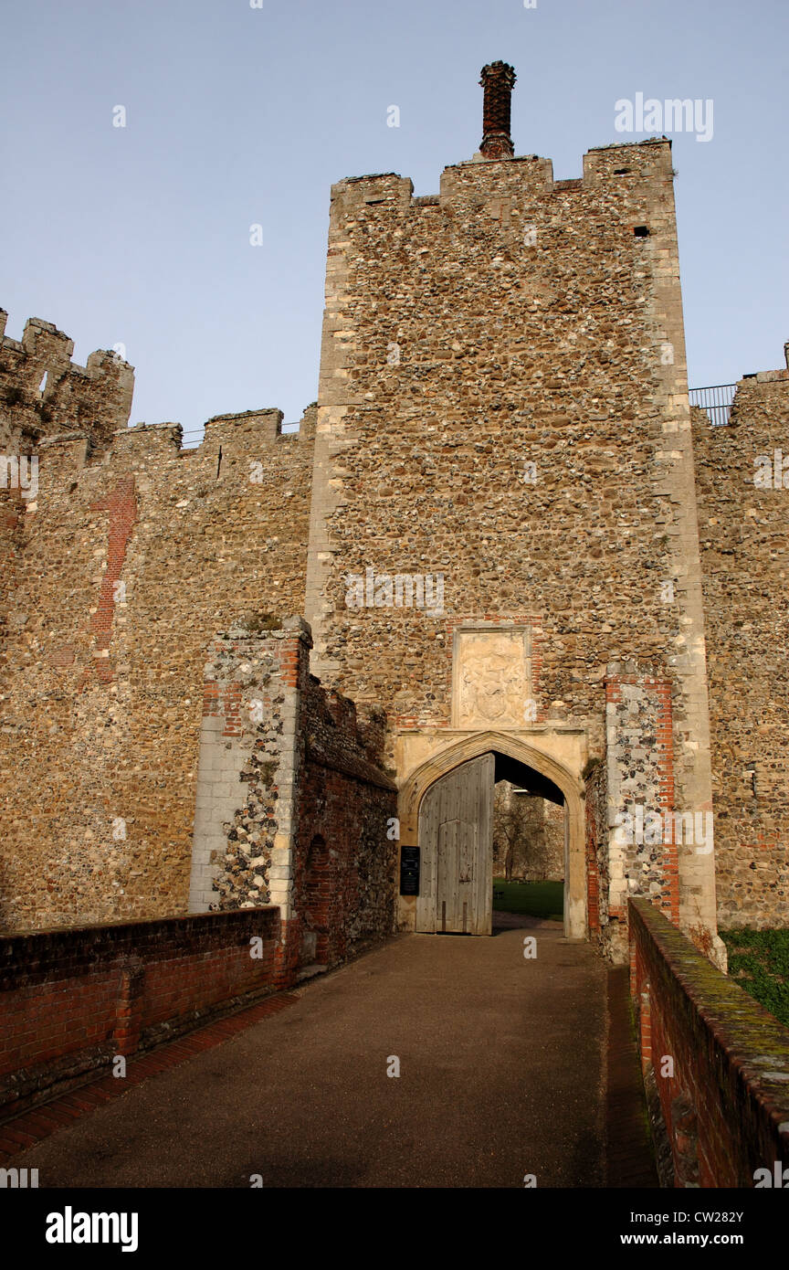 Framlingham Castle, Suffolk, UK Stock Photo - Alamy
