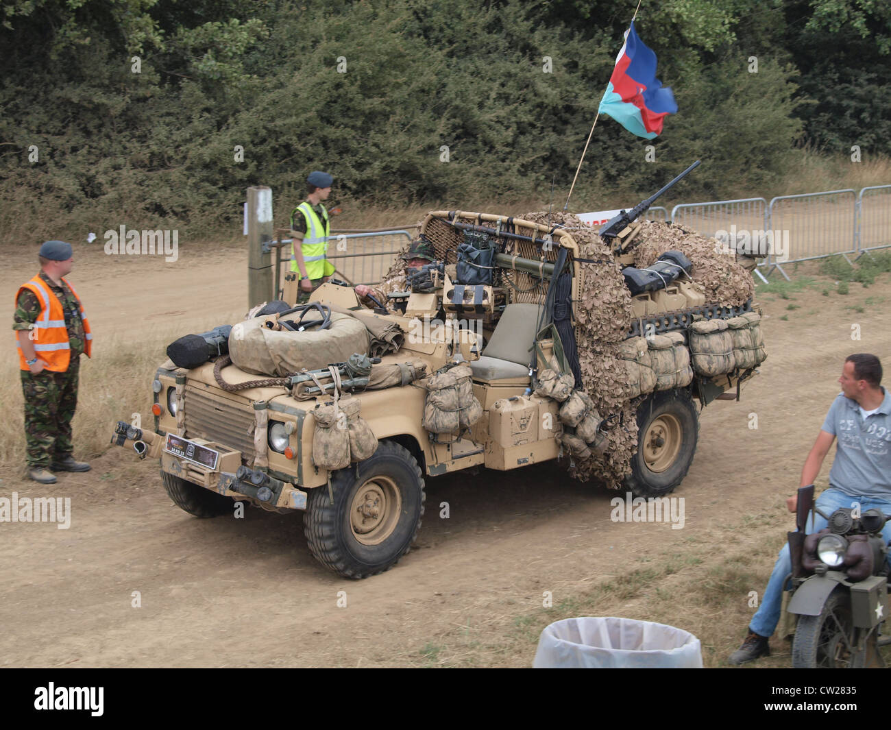 The Land Rover, often used by military forces worldwide, is a versatile ...
