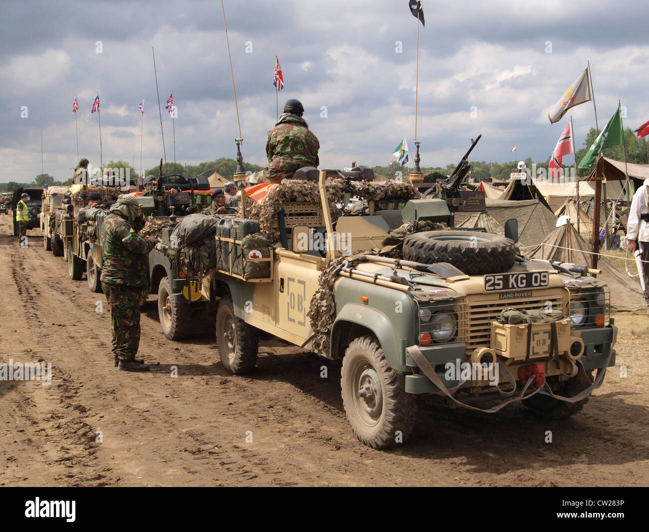 The Land Rover military vehicle is known for its versatility and ...