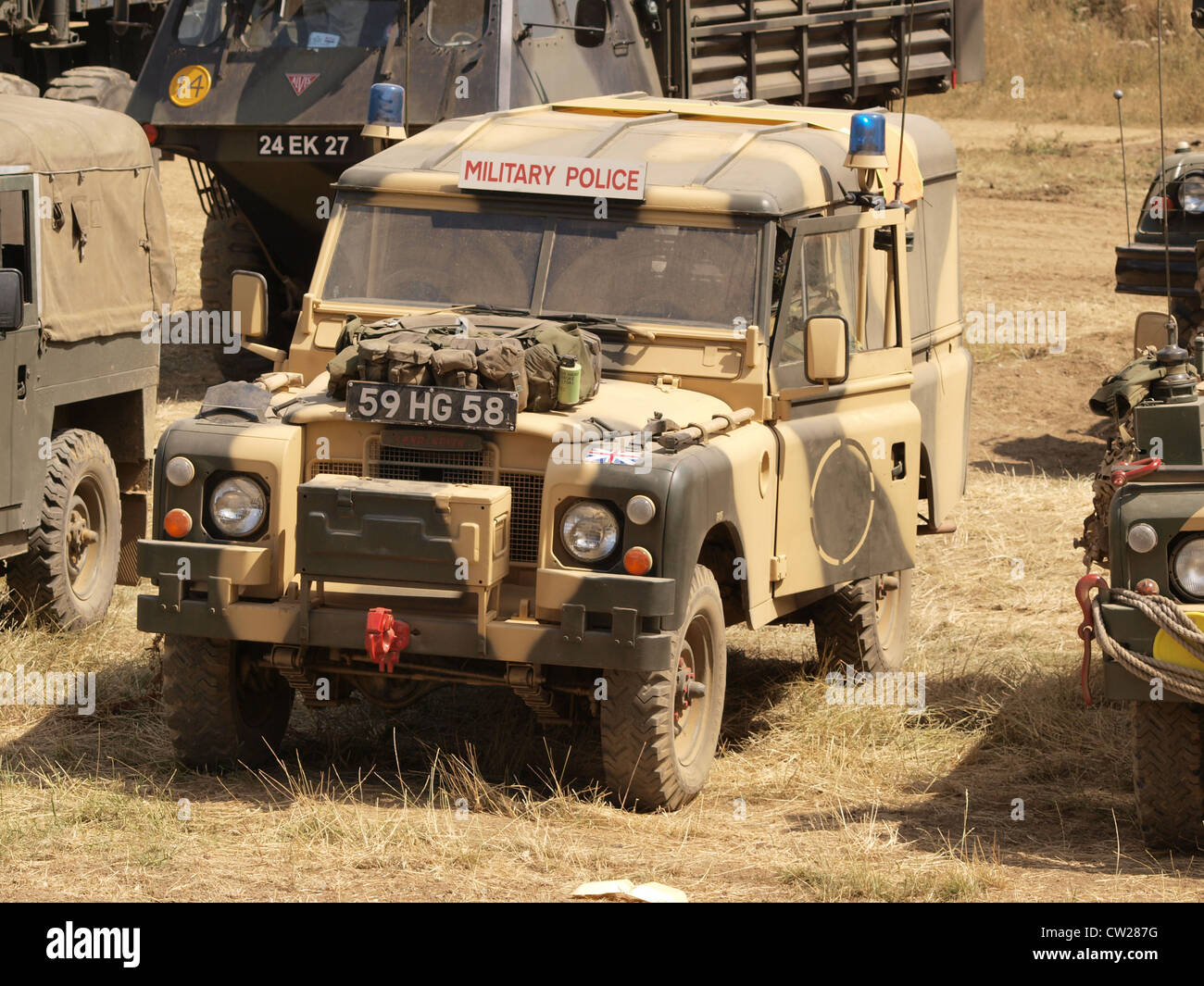 The Land Rover Military Police is a versatile, armored vehicle used by ...