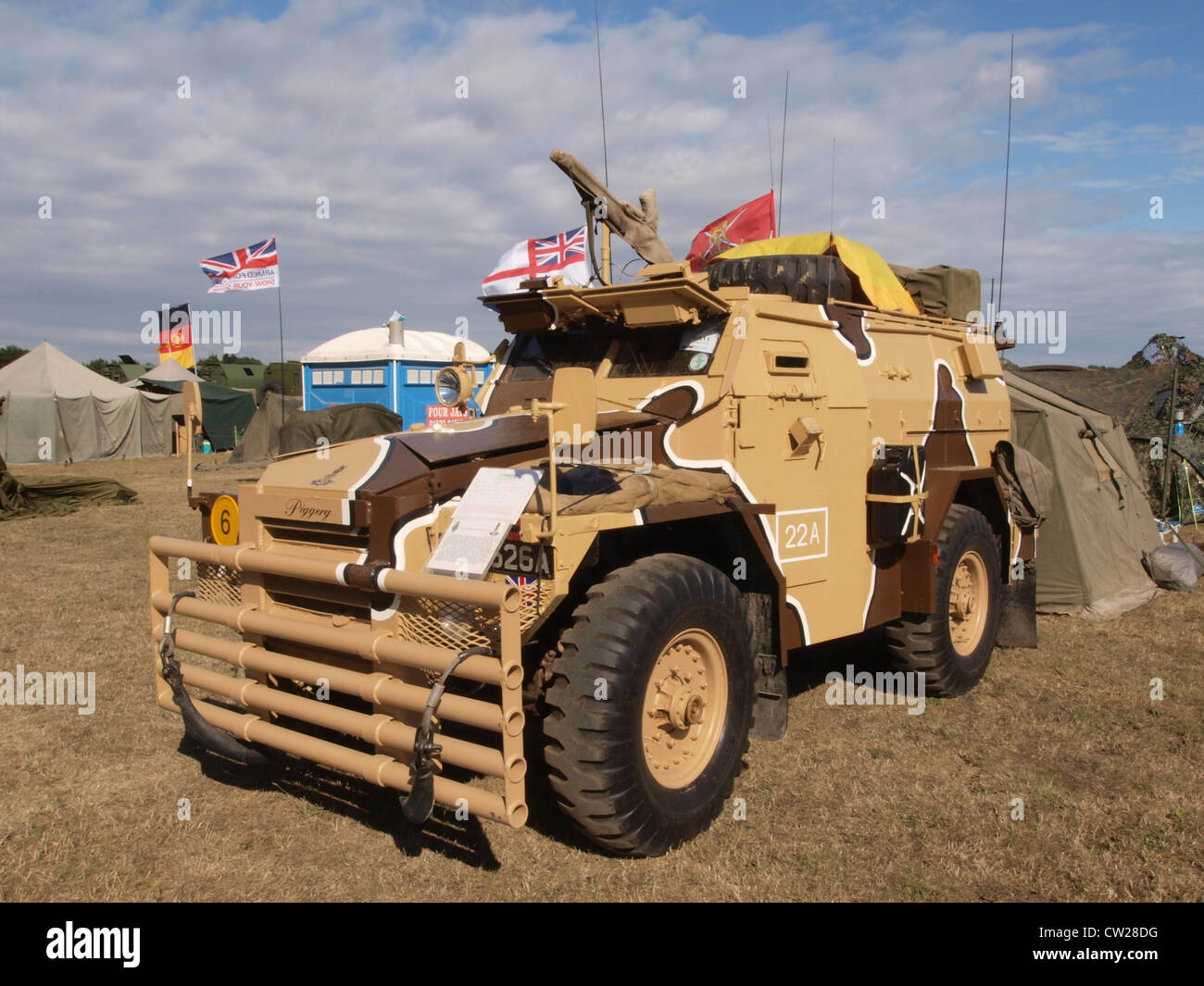 The Humber Pig 'Piggery' is a British armored vehicle used by the ...