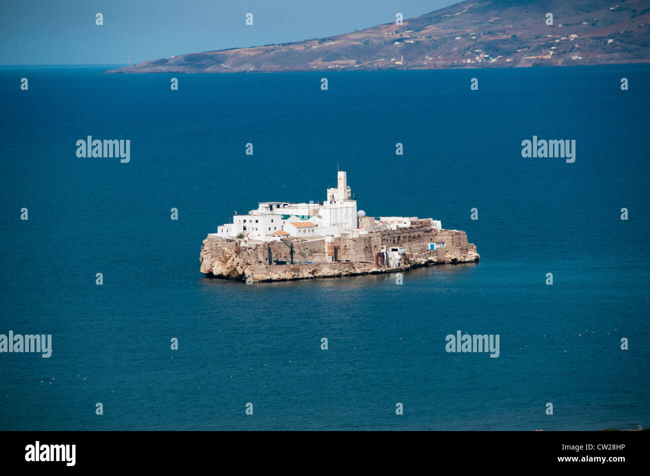 the Spanish Isla Mar fort isle off the Mediterranean Coast in Al ...