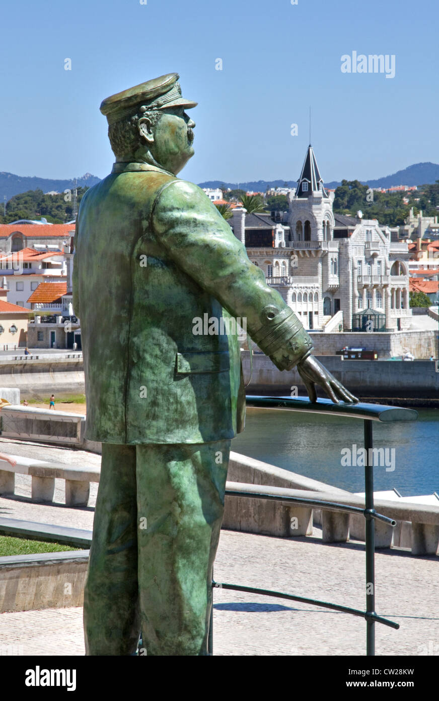 Statue of King Carlos l of Portugal, Cascais, Estoril, Lisbon Coast ...