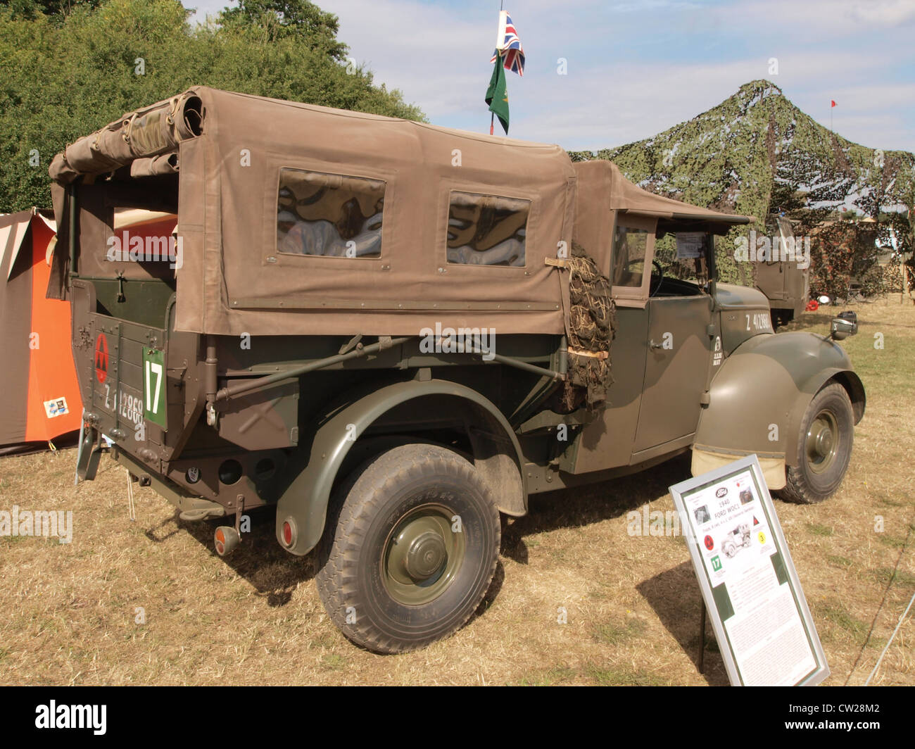 The Ford WOC1, produced in 1940, is a military vehicle designed for ...