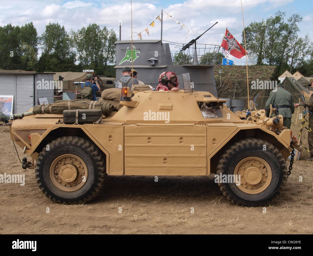 The Ferret Mk1, known as 'Delilah,' is a British-made armored ...