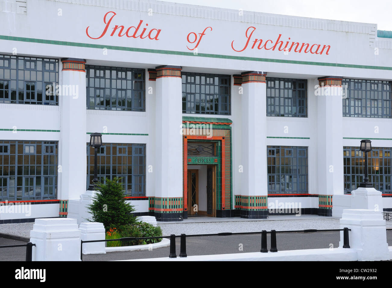 The Art Deco design building of India of Inchinnan and formerly known ...