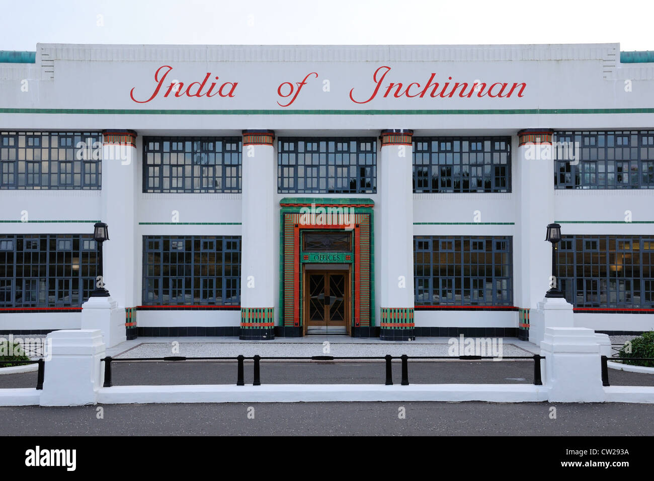 The Art Deco design building of India of Inchinnan and formerly known ...